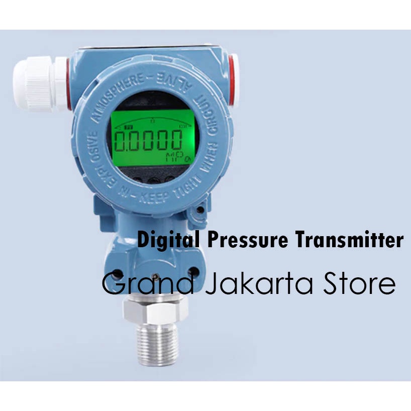 Jual Digital Pressure Transmitter 0-6 MPa 4-20Ma LCD Gauge 6MPa Tester ...