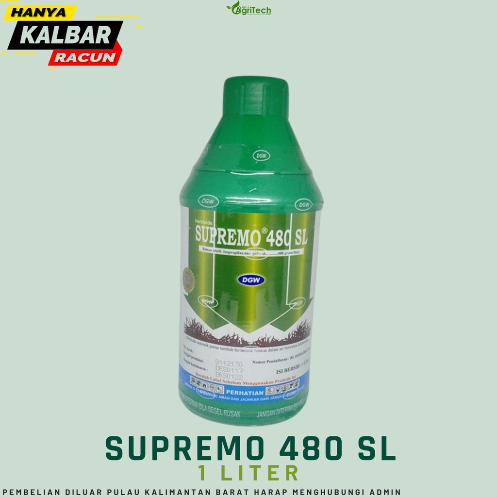 Jual HERBISIDA SUPREMO GOLD 480 SL 1 LT RACUN RUMPUT SISTEMIK GLIFOSAT ...