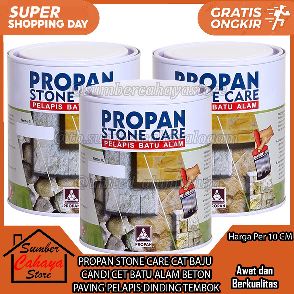 Jual PROPAN STONE CARE UK 1 LITER CAT BATUAN CANDI CET BATU ALAM BETON ...