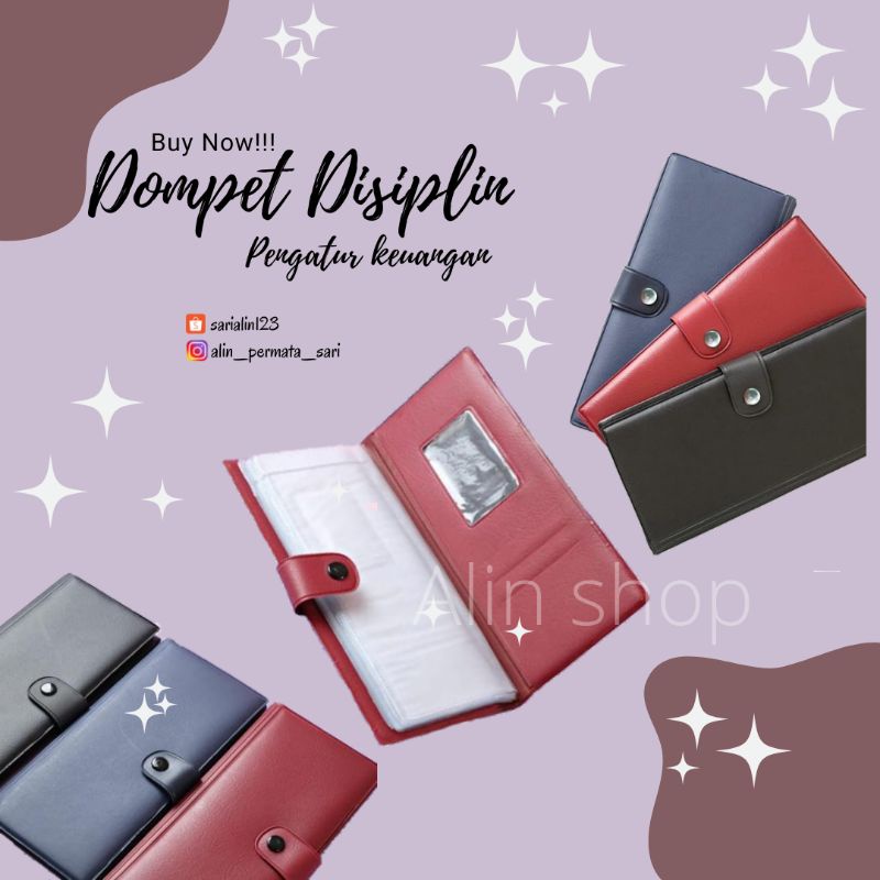 Jual (Ready) Dompet Disiplin//A Zahra Disiplin Kancing Mini//Dompet ...