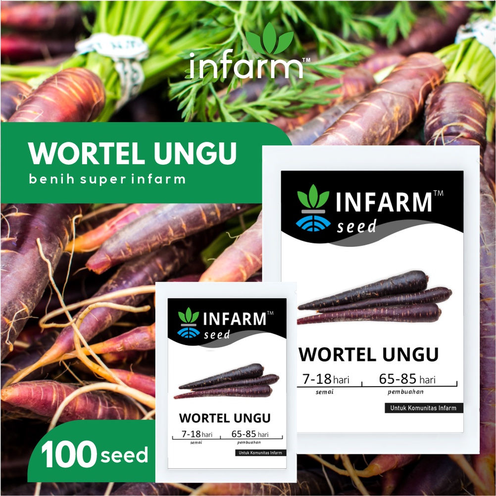 Jual INFARM - Benih Bibit Biji Super Wortel Ungu | Shopee Indonesia