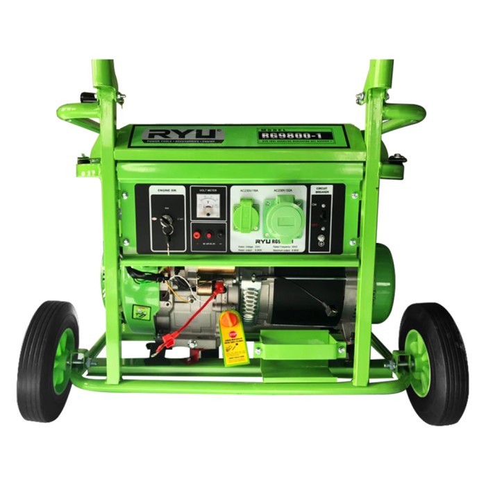 Jual RYU RG9800-1 RG 9800 GASOLINE GENERATOR SET GENERATOR LISTRIK ...