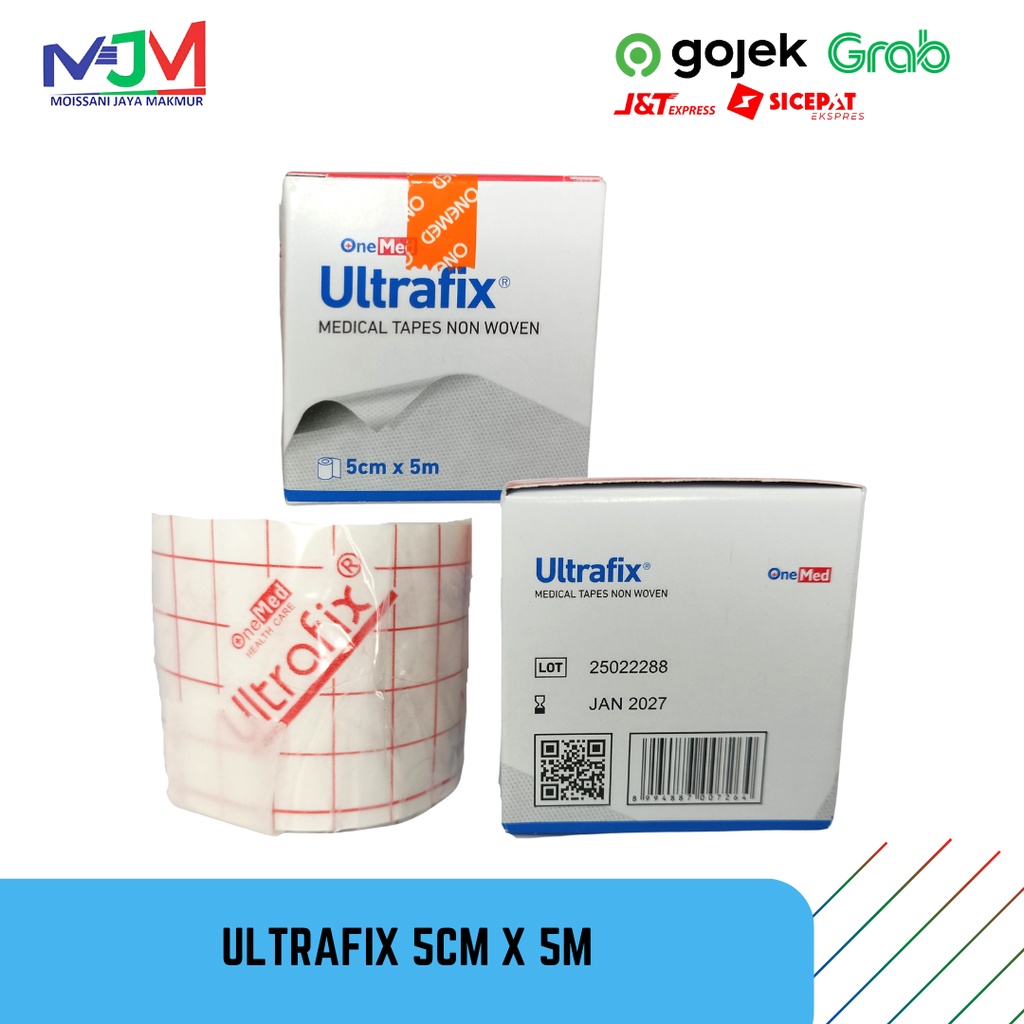 Jual Plester Luka Ultrafix 5cm x 5m - OneMed | Shopee Indonesia