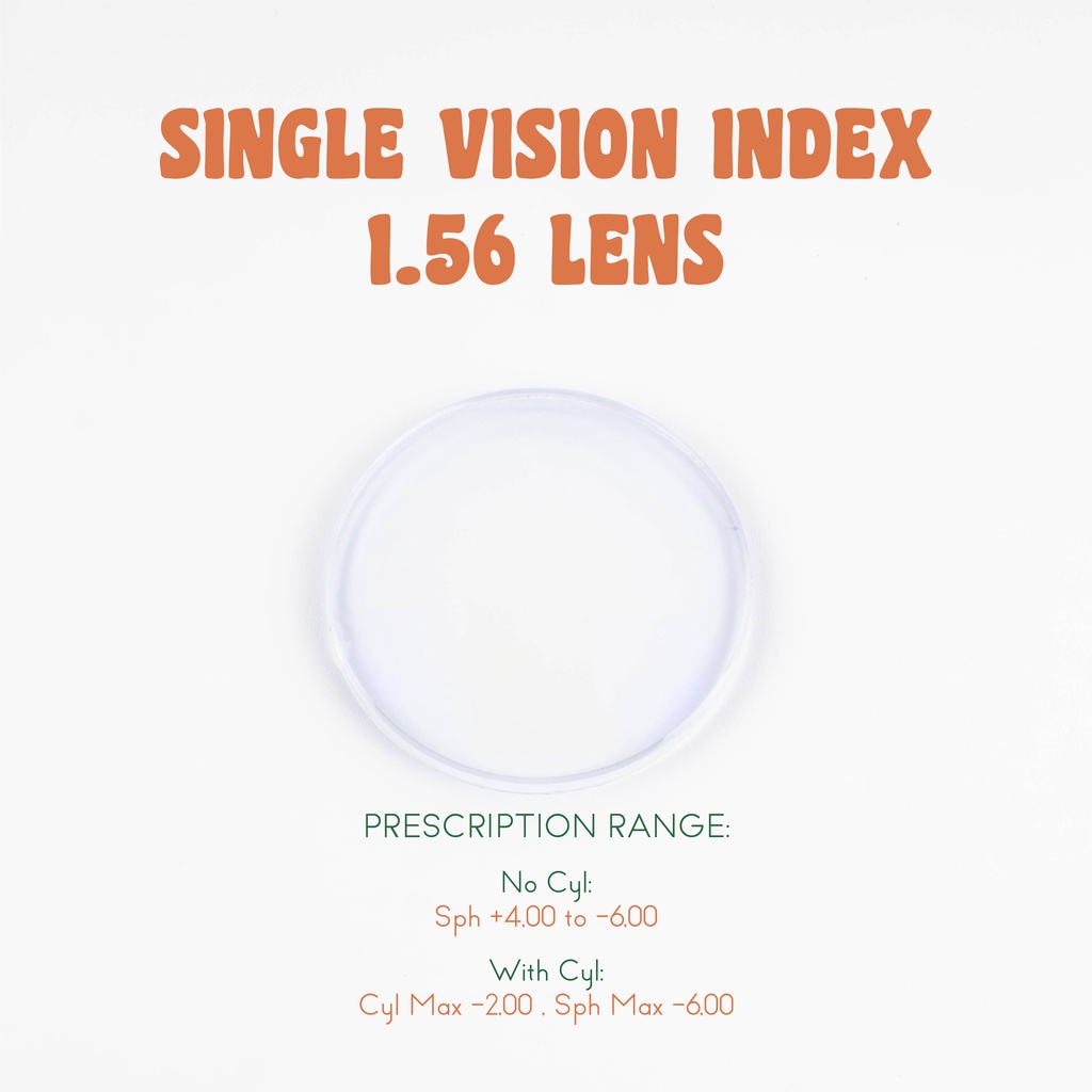 Jual Sunset Eyewear - Lensa Kacamata Anti Radiasi Standard Minus / Plus / Cylinder - SV 1.56 ...