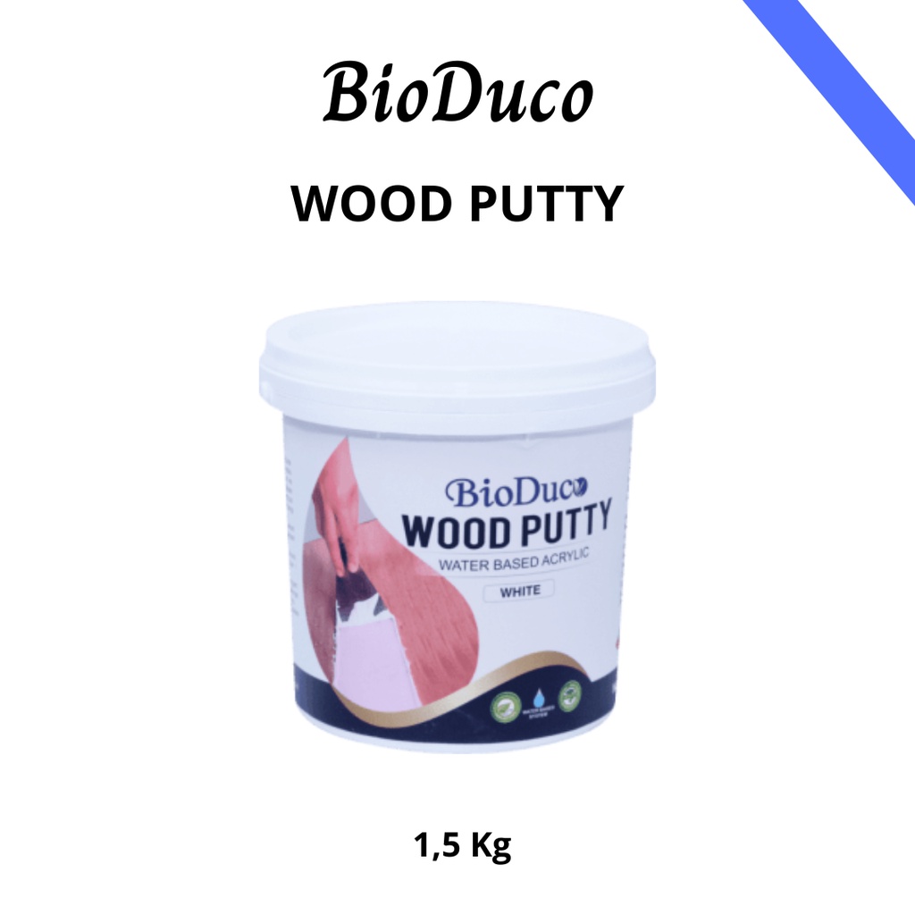 Jual Dempul Kayu Waterbased BioDuco Wood Putty 1,5kg (putih) | Shopee ...