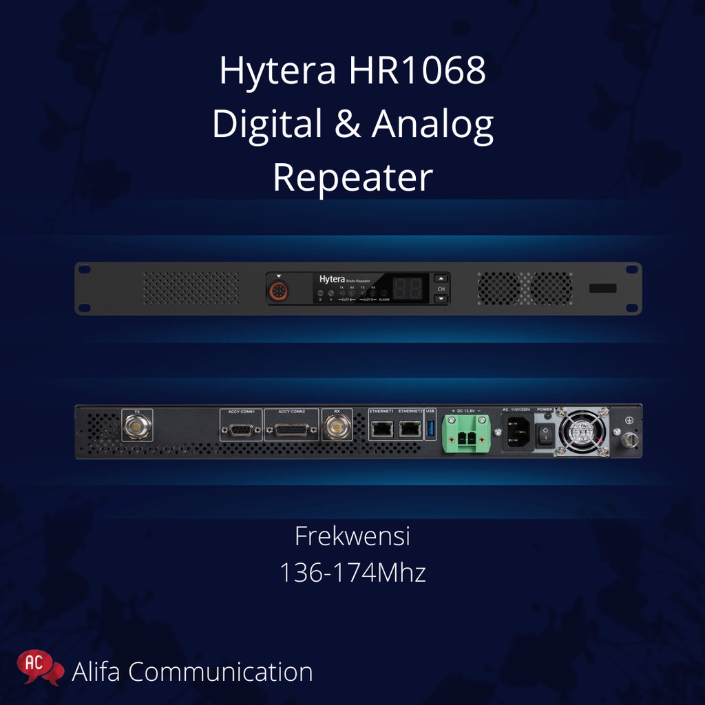 Jual Hytera HR1068 Repeater Digital & Analog Frekwensi VHF 136-174Mhz ...