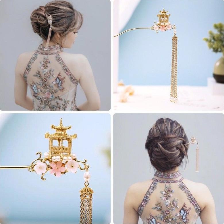 Jual PRODUK- TUSUK KONDE SANGGUL CHINESE STYLE HIASAN RAMBUT CINA KOREA ...