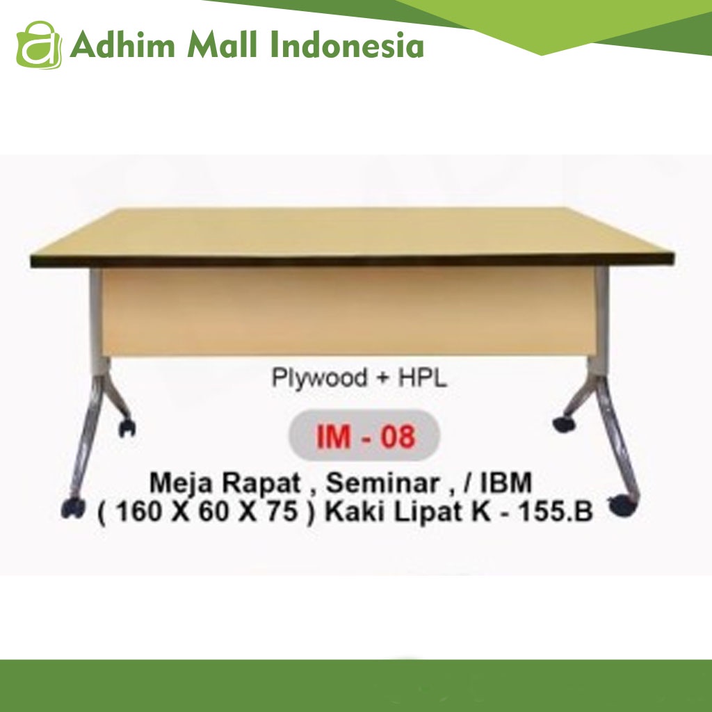 Jual IMPACT IM - 08 A - 18 / B MEJA RAPAT LIPAT HPL | Shopee Indonesia