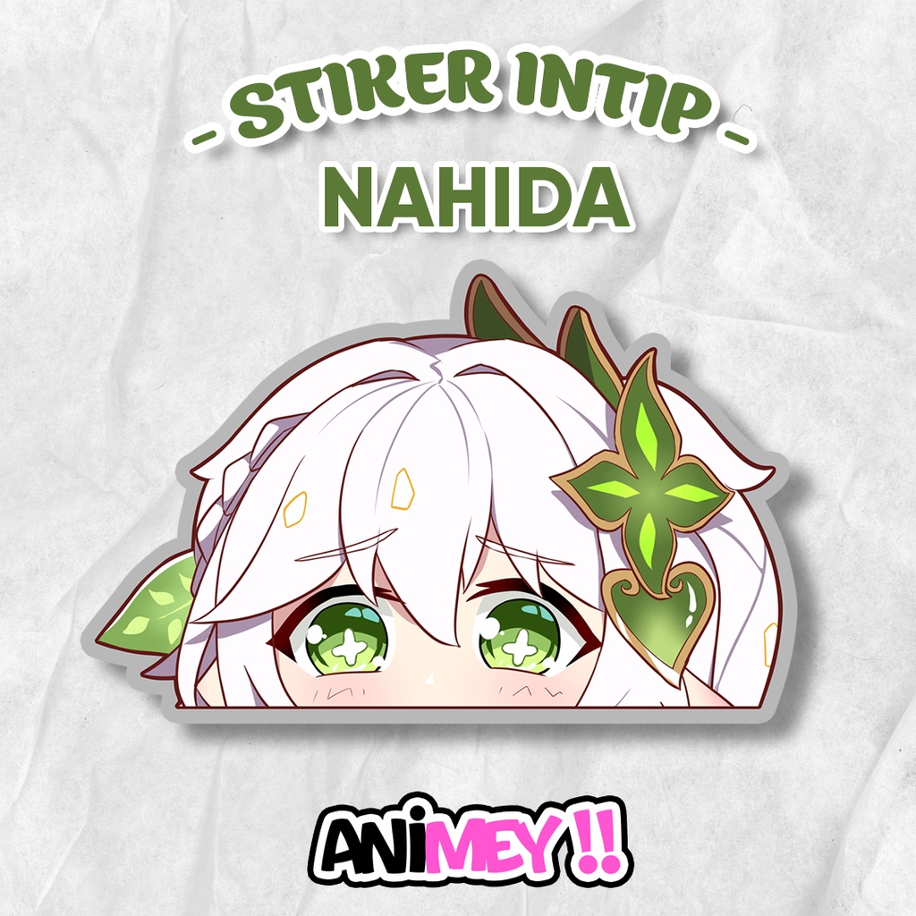 Jual Stiker Intip Nahida Genshin Impact / Sticker Anime Waterproof ...