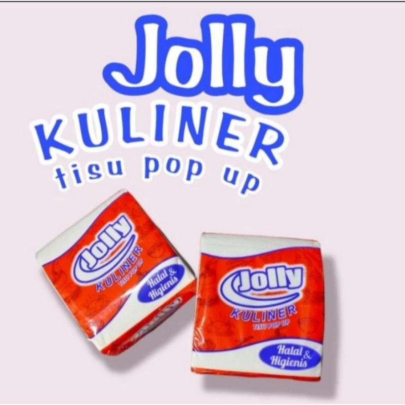 Jual Tisu Jolly Kuliner 90 Gram Tisu Pop Up Halal Higienis (Harga ...