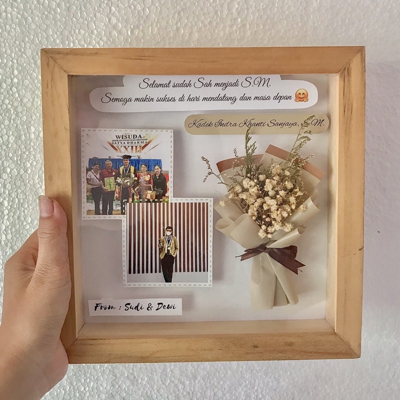 Jual Frame 3D ( Bunga Kering ) | Shopee Indonesia