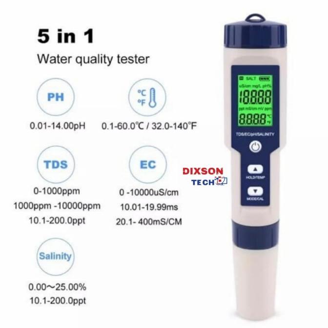 Harga 5 IN 1 PH TDS Meter 9909 Terbaru Jan 2026 | BigGo Indonesia