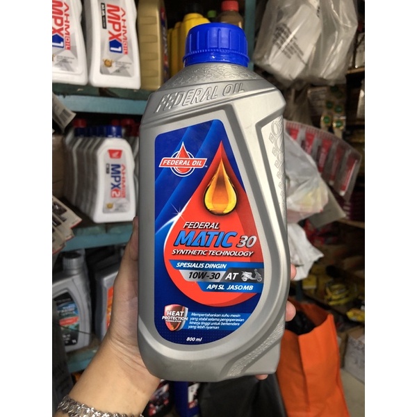 Jual Oli Federal Matic 30 800 ml ECOMAXX/ motor metik(kemasan baru ...