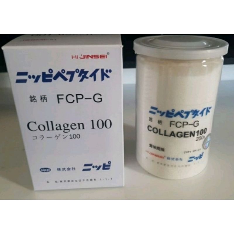 Jual Hi Jinsei Pure Collagen 100% Kolagen Jepang 200 Gram | Shopee ...