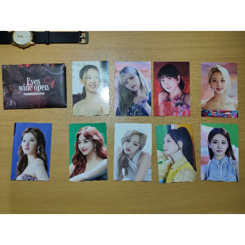Jual WTS PC Photocard Twice Monograph Eyes Wide Open | Shopee Indonesia