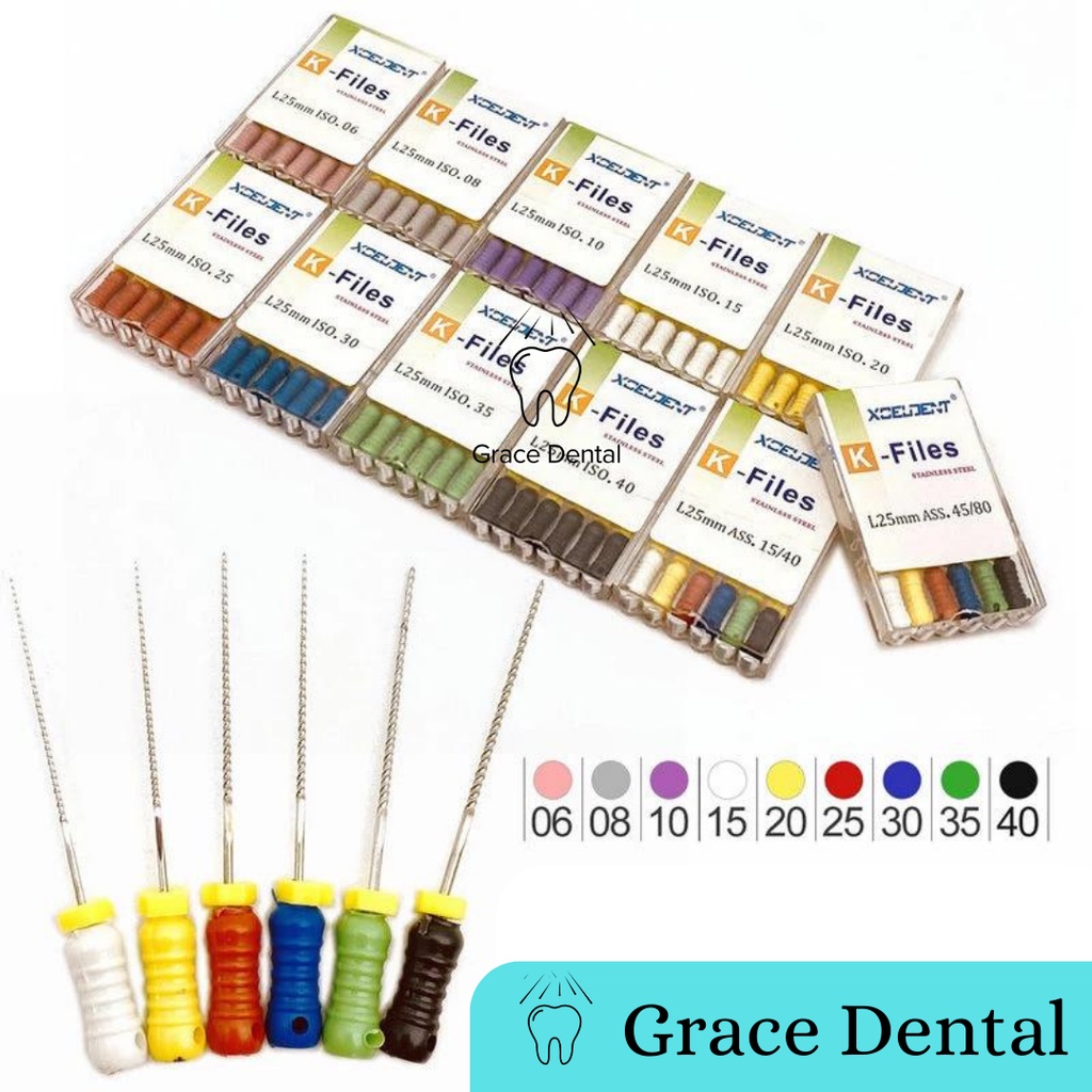 Jual Dental Kfile Endo Stainless Steel K-files Kfiles PSA | Shopee ...