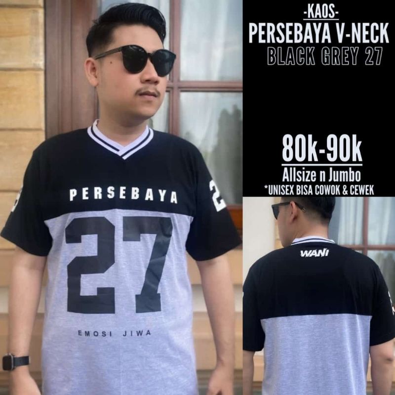 Jual KAOS PERSEBAYA 27 (premium) | Shopee Indonesia