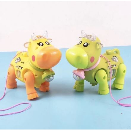 Jual Mainan Robot sapi Jalan Lampu ada musik Lampu bisa jalan - Mainan ...