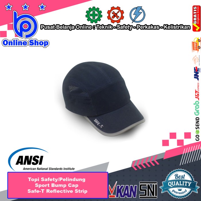 Jual Safety Helmet Topi Safety/Pelindung Sport Bump Cap Safe T ...
