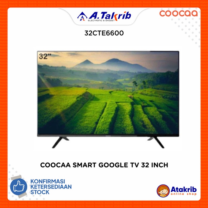 Jual COOCAA LED 32 32CTE6600 SMART GOOGLE TV | Shopee Indonesia