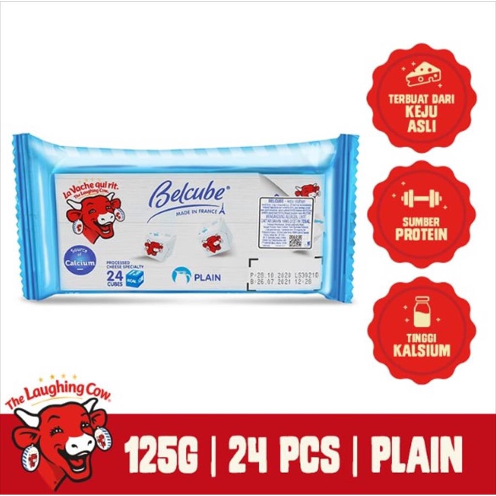 Jual Keju Belcube Baby Cheese Spread Keju Bayi MPASI 125 gr (24 Cubes ...