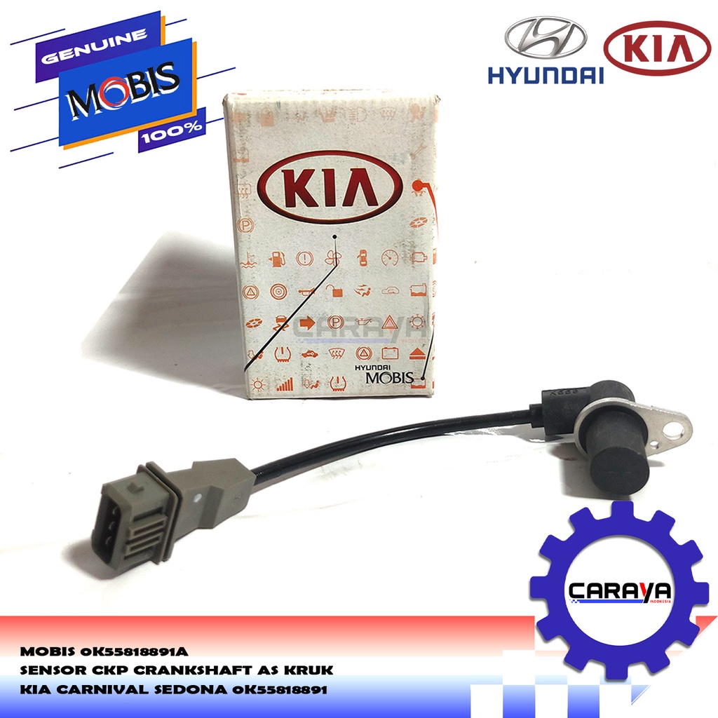 Jual SENSOR CKP CRANKSHAFT AS KRUK KIA CARNIVAL SEDONA 0K55818891 ...