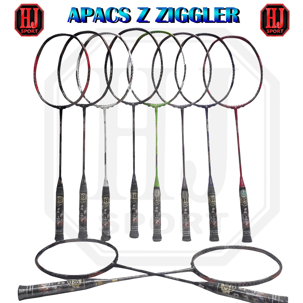 Jual Raket Badminton Original Apacs Z Ziggler 38lbs UK Grip Free ...