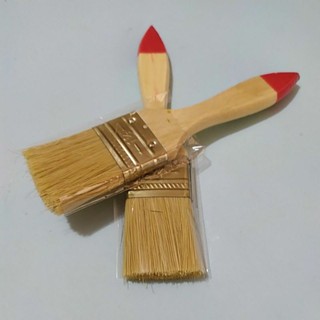 Jual kuas cat 1,5 inci gagang kayu. kuas cat tembok/kayu. harga per pc ...
