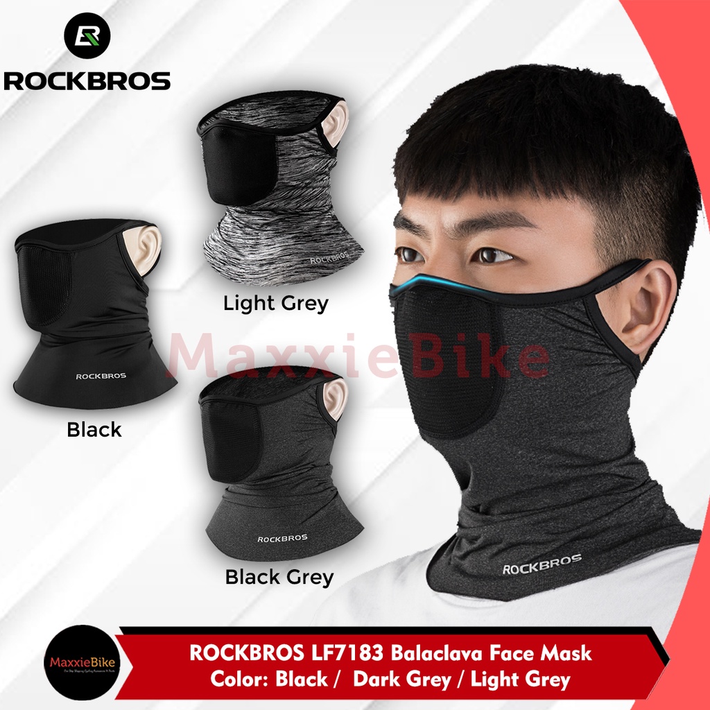 Jual ROCKBROS LF7813 Masker Wajah Sepeda Anti UV Face Mask Scarf Hanging Ears | Shopee Indonesia