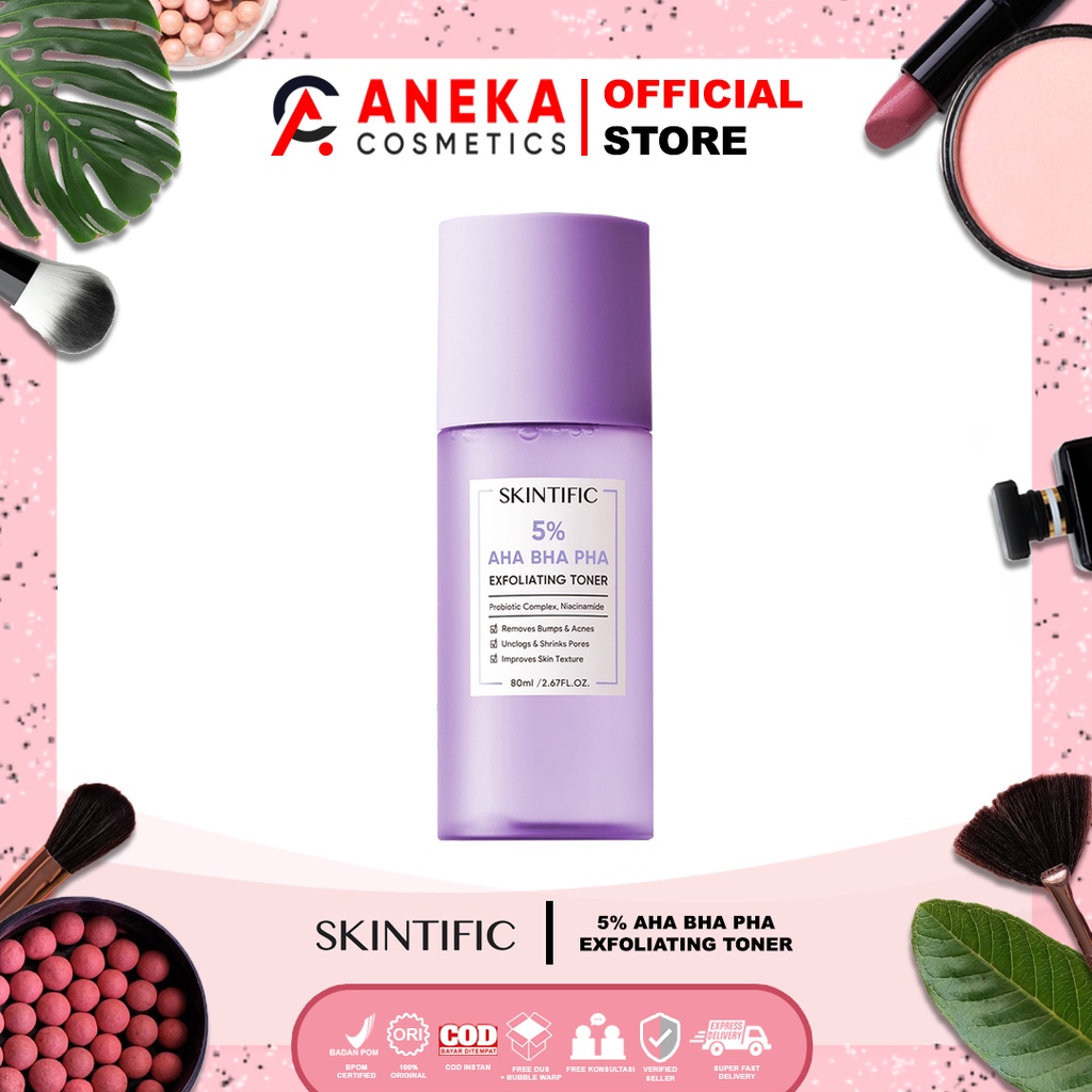Jual SKINTIFIC - 5% AHA BHA PHA EXFOLIATING TONER FACE EKSFOLIASI WAJAH GLOW AND SMOOTH SKIN ...