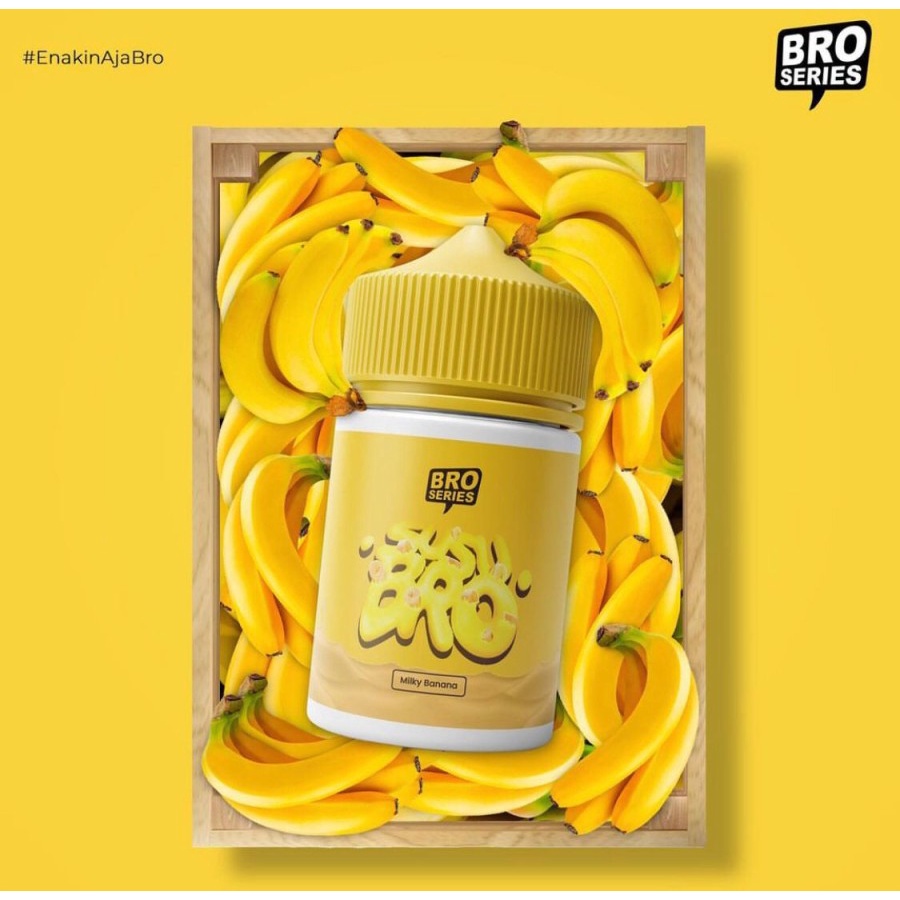 Jual SUSU BRO V3 BANANA ORIGINAL LIQUID 60ML BY JVS | Shopee Indonesia