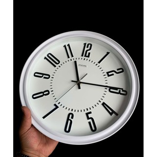 Jual Jam dinding original sakana putih angka hitam besar 30CM | Shopee ...