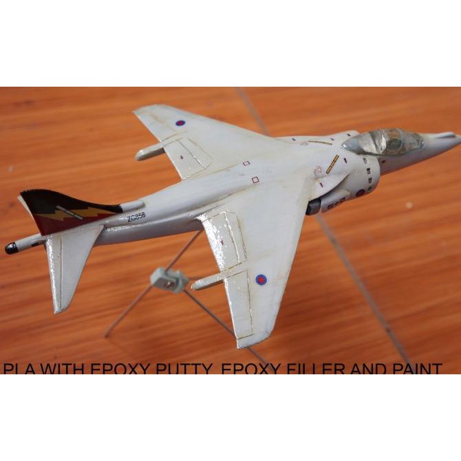Jual Miniatur Pesawat Tempur Harrier / Model Kit - Diecast Sea Harrier ...