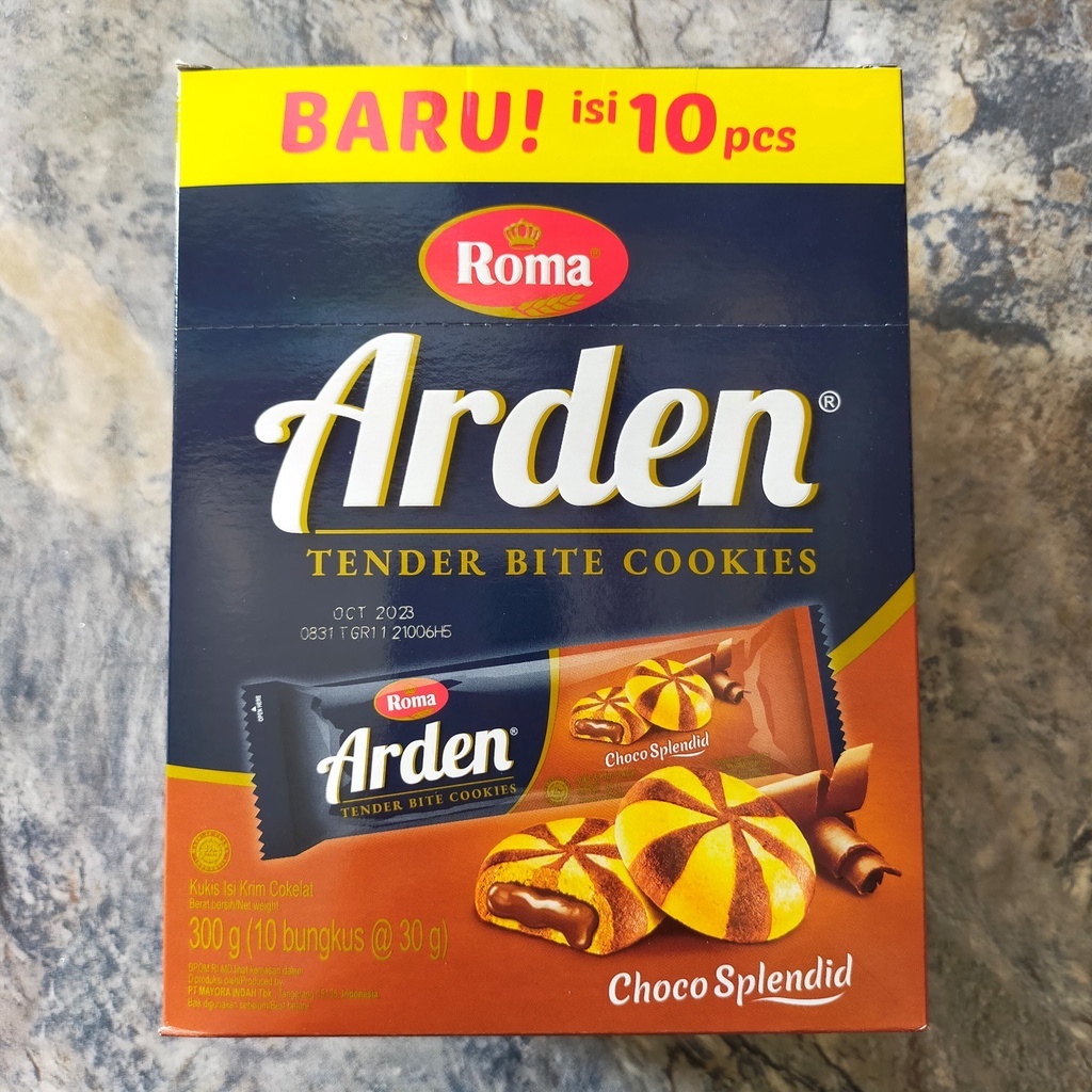 Jual Biskuit Roma Arden Choco Splendid Box 10 Sachet | Shopee Indonesia