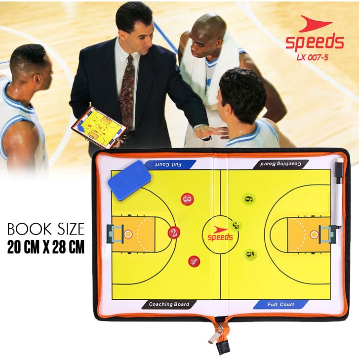 Jual SPEEDS Papan Strategi Taktik Pelatih Basket BasketBall Coach Board ...