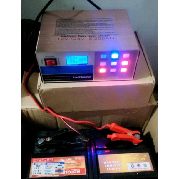 Jual PROMO!!! Charger Aki Motor Mobil Truk Kapal ELEKTRONIK OTOMATIS ...