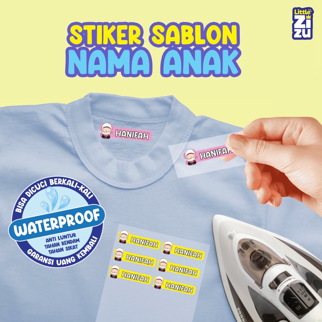 Jual STIKER SABLON NAMA ANAK - STIKER SABLON SETRIKA, TERLARIS ...