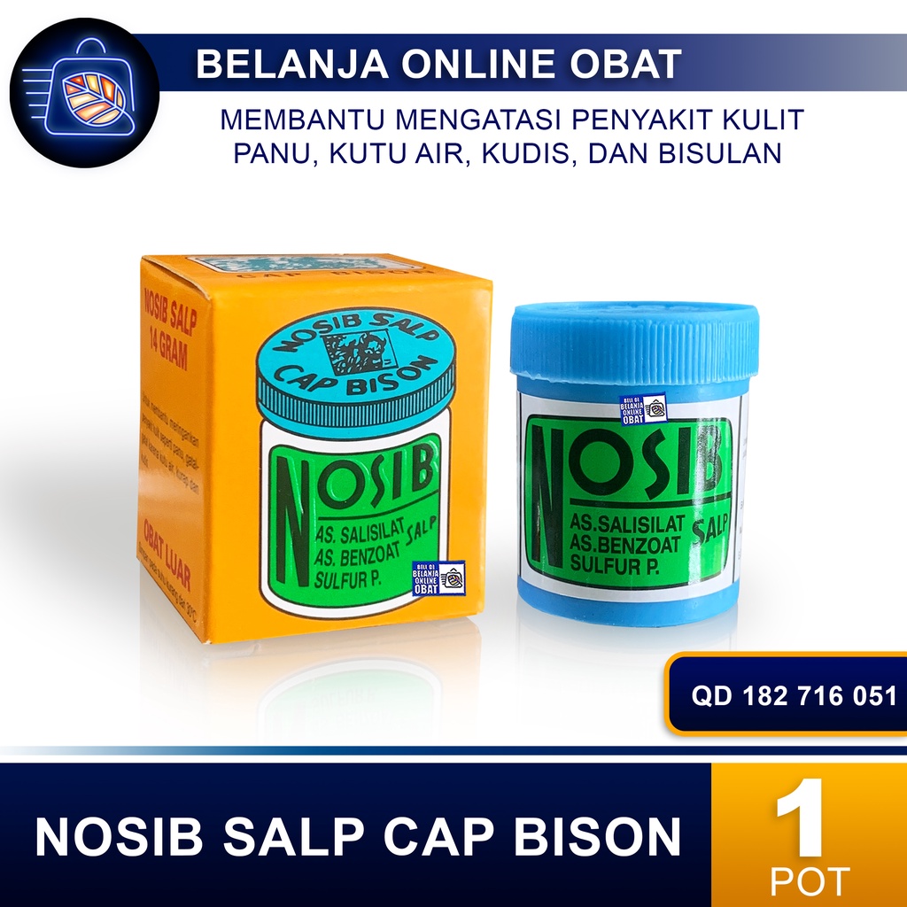 Jual NOSIB SALEP CAP BISON 14 GR // Mengatasi Penyakit Kulit akibat ...
