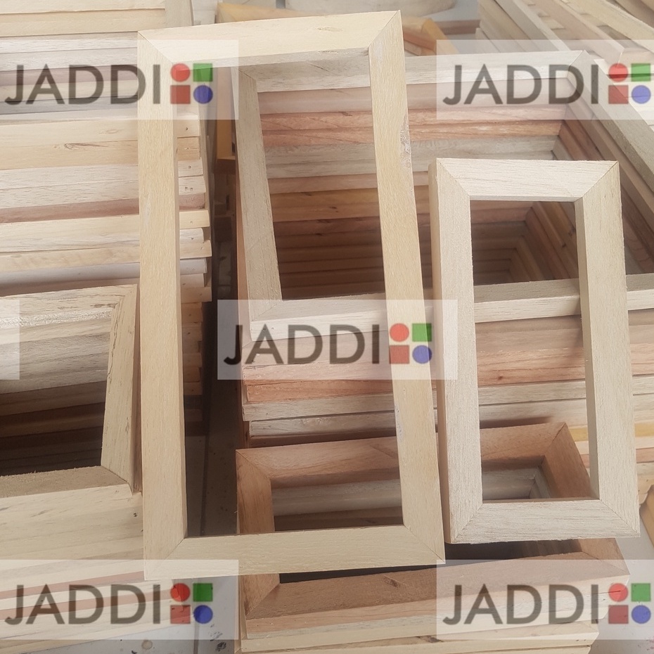 Jual JADDI Spanram kayu 25x20 20x25 cm bingkai dalam kayu frame kanvas ...