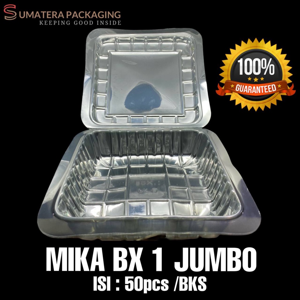 Jual Mika plastik kotak kue BX1 LK Mika Kue - Tempat Roti - Tray Kue ...