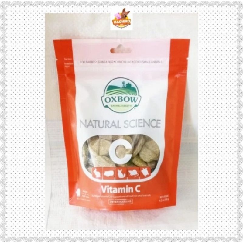 Jual Oxbow Vitamin C Kelinci, Guinea Pig, Hamster, Chincilla ( isi 5 ...