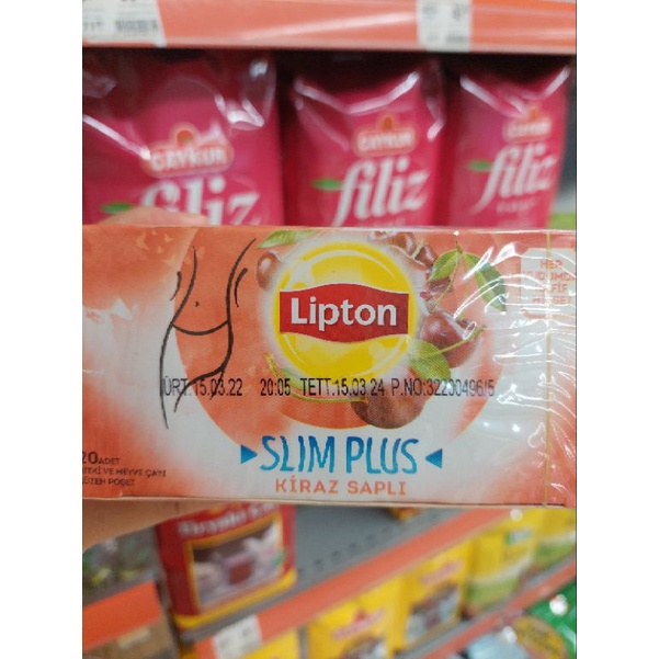 Jual TEH LIPTON SLIM PLUS TURKIYE 100%ORIGINAL | Shopee Indonesia