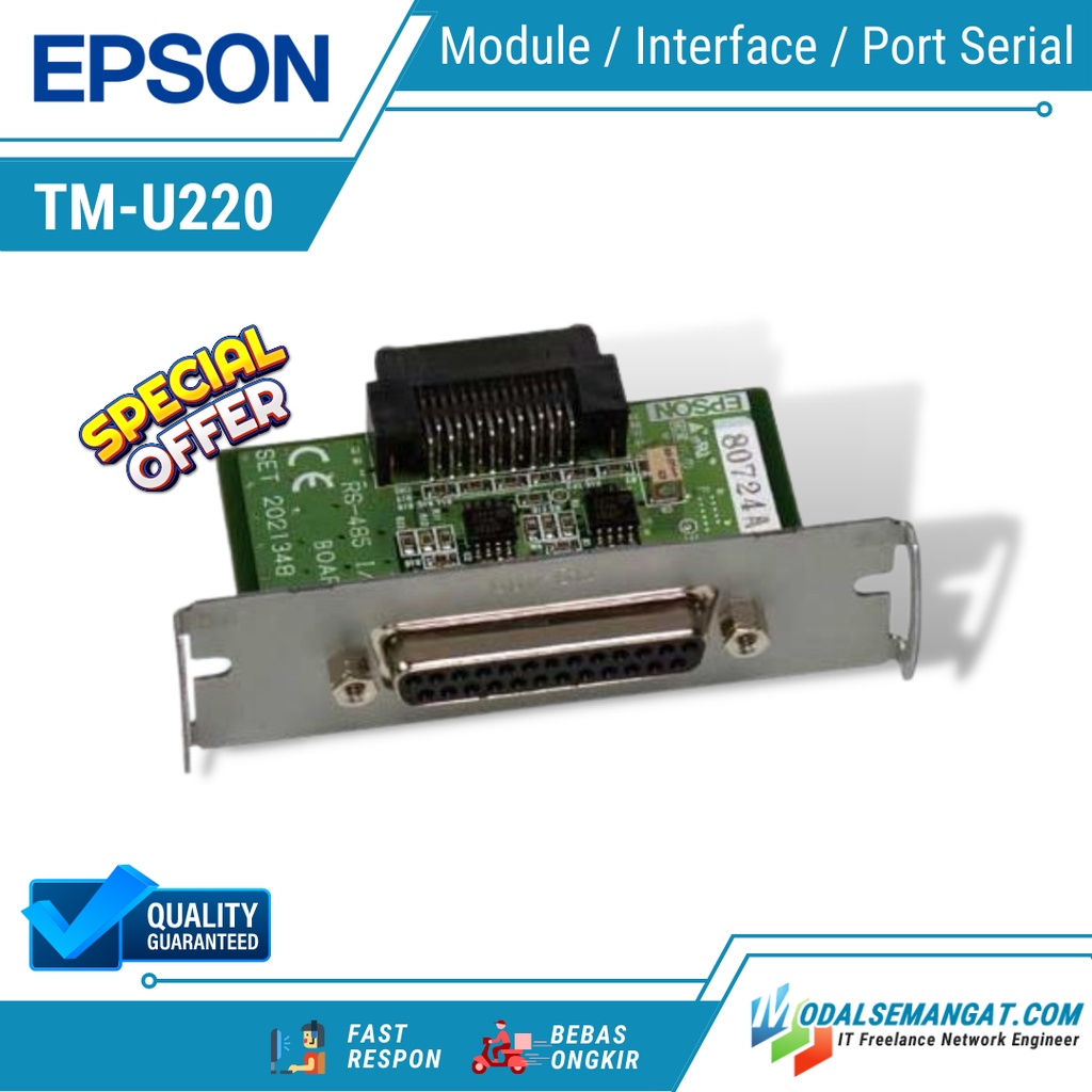 Jual Module / Interface / Port Serial RS-232 EPSON TM-U220 TM-U210 ...