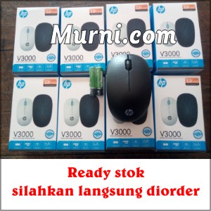 Jual Mouse wireless HP V3000 lengkap baterai | Shopee Indonesia