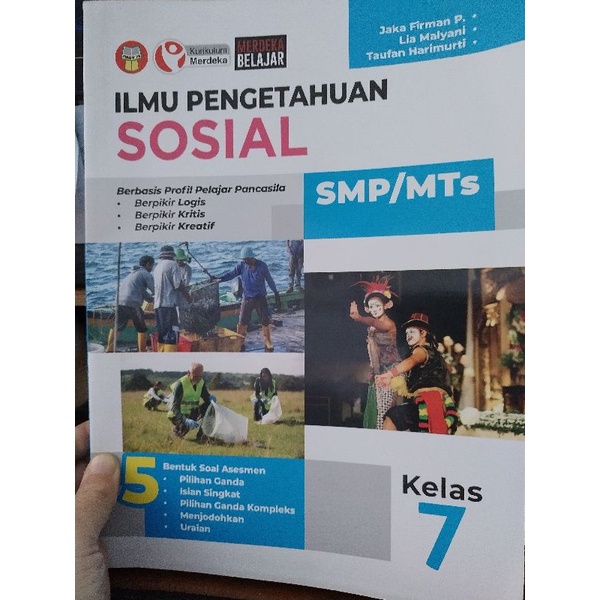 Jual Buku Ilmu Pengetahuan Sosial untuk SMP Kelas 7 Kurikulum Merdeka 2022 | Shopee Indonesia