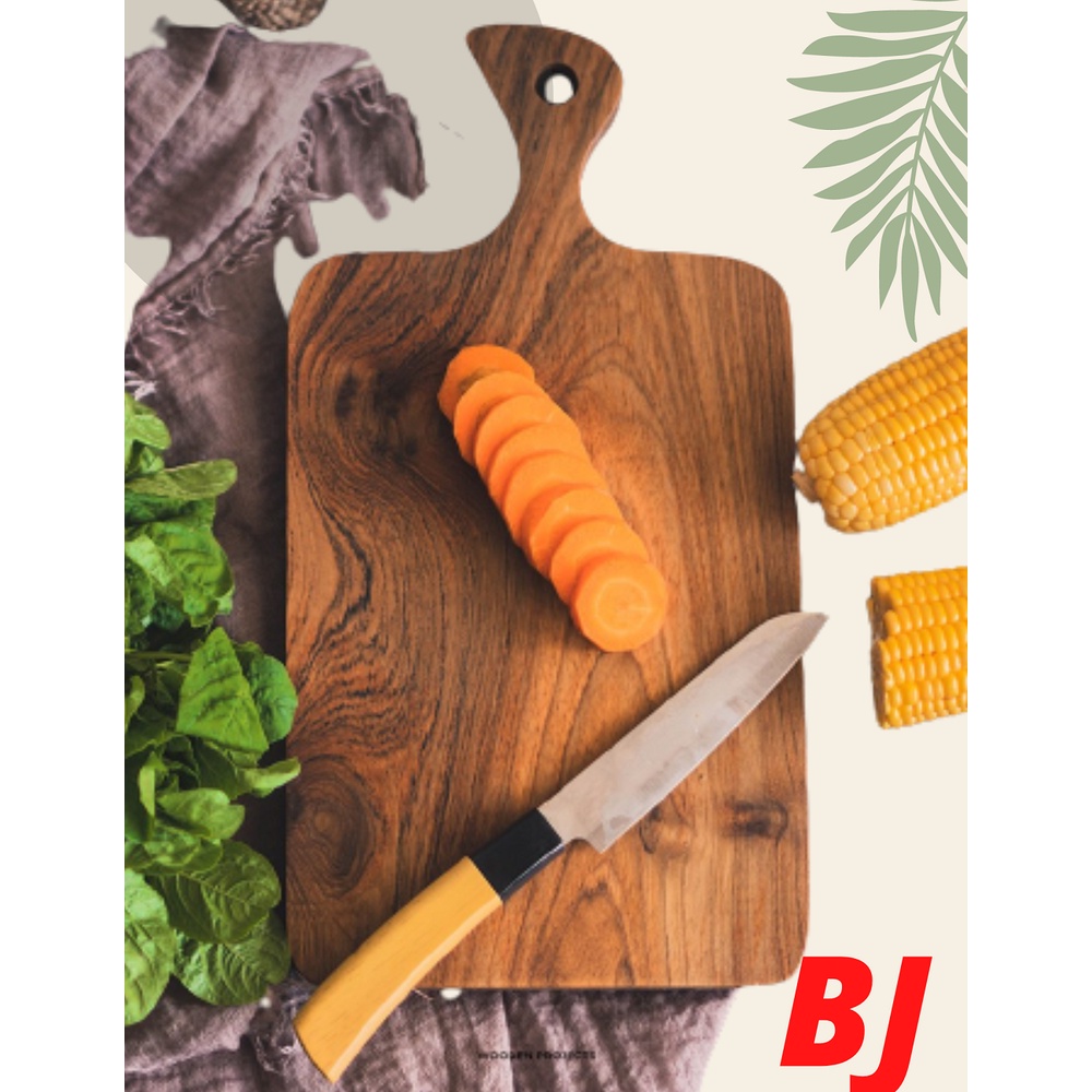 Jual Talenan Kayu Mahoni Perlengkapan Dapur Alat Masak Cutting Board ...