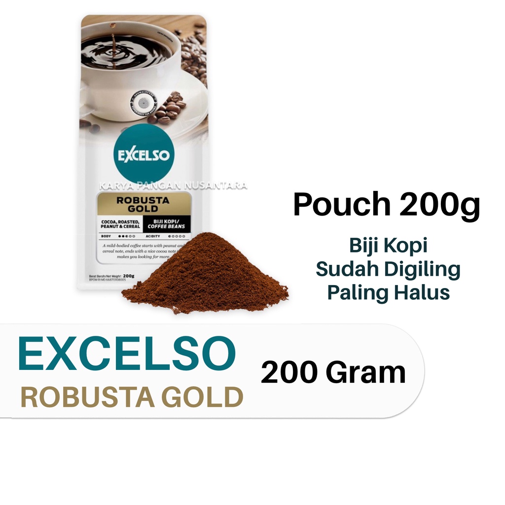 Jual KOPI EXCELSO ROBUSTA GOLD KOPI ROBUSTA GOLD EXCELSO COFFEE 200GR ... Jual KOPI EXCELSO ROBUSTA GOLD KOPI ROBUSTA GOLD EXCELSO COFFEE 200GR ...