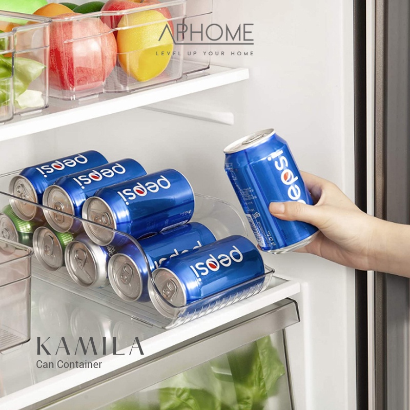 Jual APHOME Kontainer Minuman Kaleng Tempat Penyimpanan Kulkas Can ...