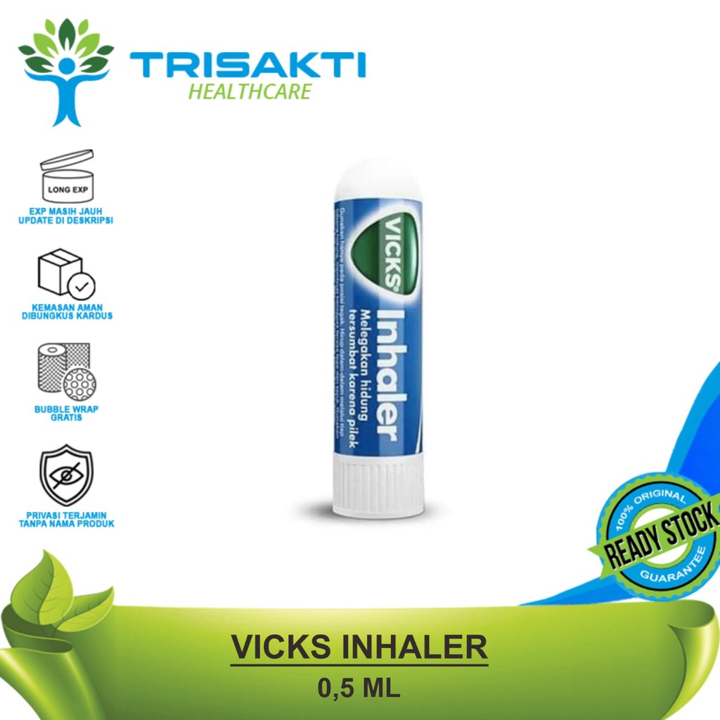 Jual Vicks Inhaler Meringankan Gejala Batuk Pilek Dan Flu | Shopee ...