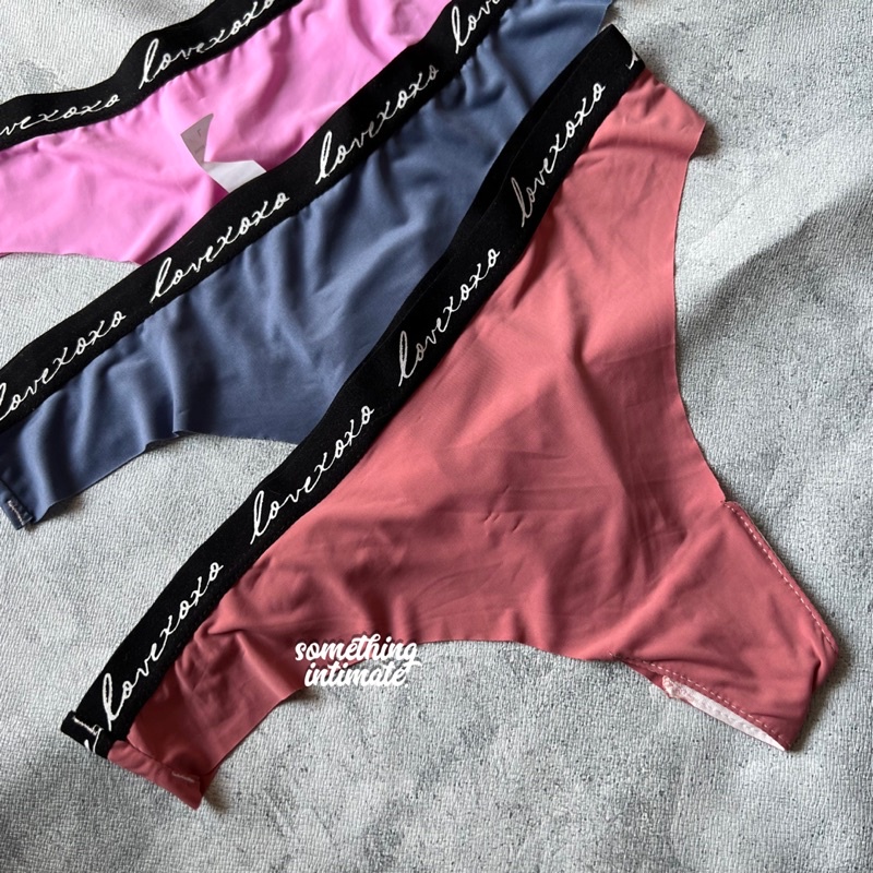 Jual #2 Juicy Couture XOXO Seamless Laser Cut Airy Thong / Seamfree ...